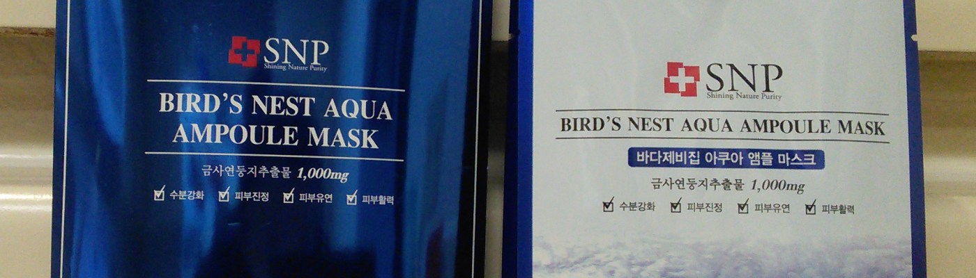 Double Mask Review: SNP Bird’s Nest Aqua and Diamond Brightening ...